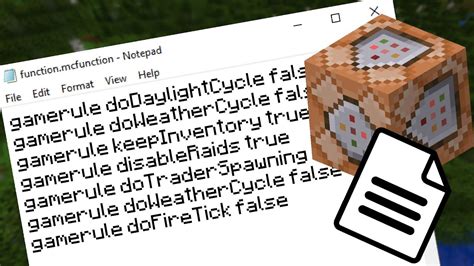 How To Make A Function In Minecraft Tutorial Youtube