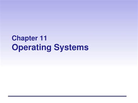 ppt chapter 11 operating systems powerpoint presentation free