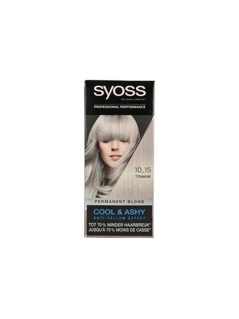 Syoss Color Baseline 10 15 Titanium Haarverf