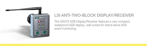 Lsi Gs 375 Anti Two Block Display On Sale