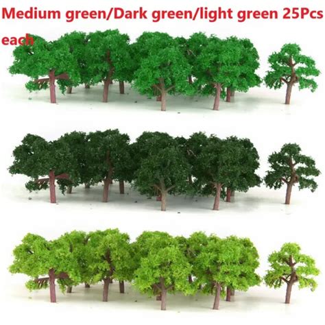 Handcrafted Model Trees For Scene Layout And Railway Setups Pack Of 75 4cm Eur 2000 Picclick It
