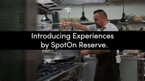 Rick Curry On Linkedin Introducing Experiences By Spoton Reserve
