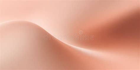 A Soft Peach Colored Gradient Background With A Gentle Curve And Subtle Light Variations Stock