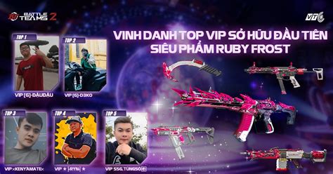 Vinh Danh Top 5 XẠ ThỦ Vip SỞ HỮu Qbz192 Ruby Frost 5 Sao SỚm NhẤt ChiẾn TrƯỜng Truy KÍch Pc