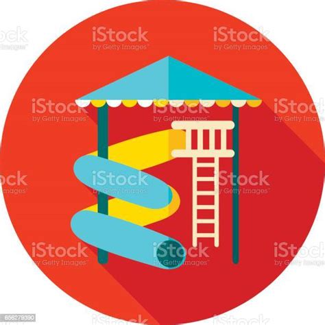 워터 파크 여름 휴가를 즐길 수 있습니다 슬라이드 플라주 아이콘크기 고여 있는 물에 대한 스톡 벡터 아트 및 기타 이미지 고여 있는 물 공원 관광객 Istock