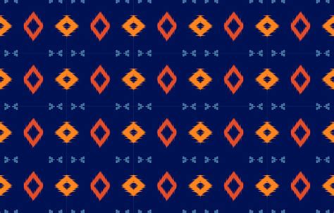 기하학적 요소가 있는 패브릭 부족 민족 패턴 벡터 원활한 민족 동양 Ikat 패턴 전통 섬유 배경 카펫 벽지 의류 포장에 완벽한 추상 디자인 곡선에 대한 스톡 벡터 아트 및