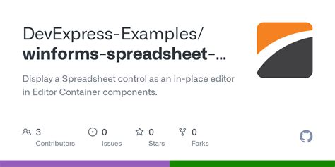 Github Devexpress Exampleswinforms Spreadsheet Use A Spreadsheet Control As Inplace Editor