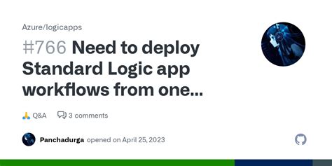 need to deploy standard logic app workflows from one environment to