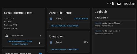 Nuki Smart Lock And Matter Or Mqtt Configuration Home Assistant