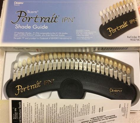Trubyte Portrait Ipn Shade Guide From Dentsply 1926397127