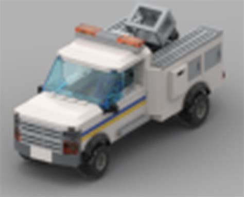 Lego Moc Bucket Truck By Leeggoocreator Rebrickable Build With Lego