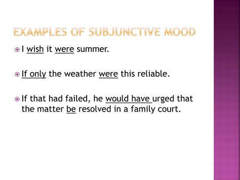 Ppt Conditional And Subjunctive Mood Powerpoint Presentation Free Download Id 6803953