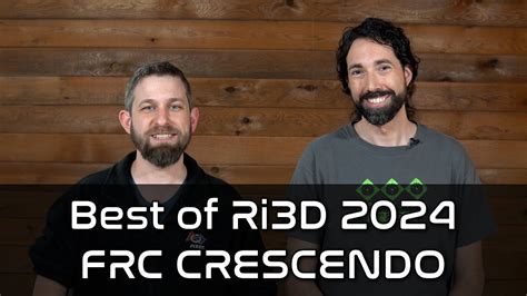 best of robot in 3 days 2024 frc crescendo team ri3d 1 0 robot in