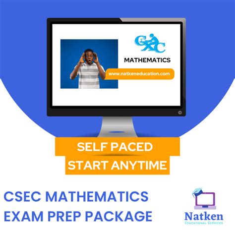 Csec Mathematics Exam Preparation Package All Inclusive Natken Education