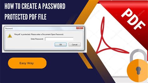How To Create Password Protected Pdf File Easy Way YouTube