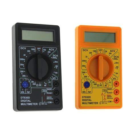 멀티미터기 Qhtitec Ut123d Ut123 미니 디지털 멀티미터 자동 범위 Ac Dc 전압 저항 온도 Ncv 테스터