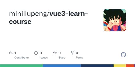 Github Miniliupengvue3 Learn Course