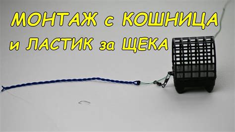 ФИДЕР МОНТАЖ за РИБОЛОВ с КОШНИЦА и ЛАСТИК за ЩЕКА Youtube