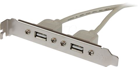 ST USBPLATE: Slot Plate 2x USB-A Port at reichelt elektronik