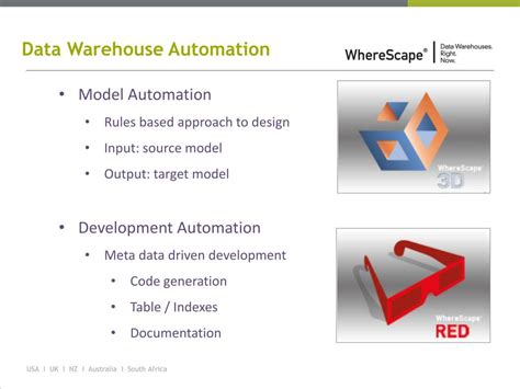 Ppt Data Warehouse Development Automation Wherescape Red Powerpoint Presentation Id 6498303