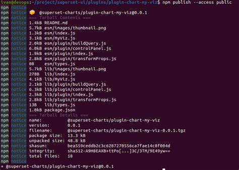 Build And Deploy Custom Superset Viz Plugin