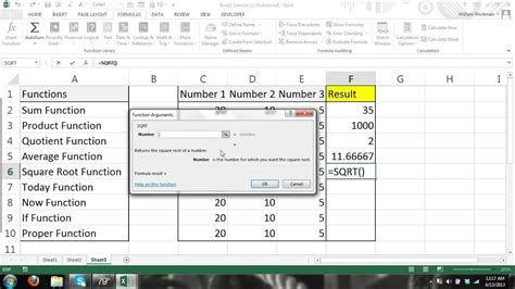 Excel Tutorial Formulas And Functions For Beginners 3 Microsoft Excel 2013 2010 2007 Youtube