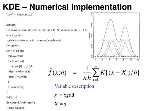 Ppt Introduction To Non Parametric Statistics Kernel Density Estimation Powerpoint