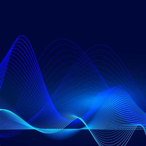 Premium Photo Abstract Waving Particle Technology Background