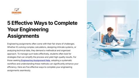 Ppt 5 Effective Ways To Complete Your Engineering Assignments Powerpoint Presentation Id