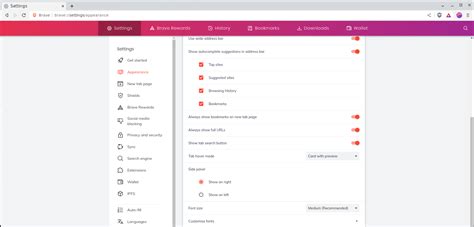 Add Sidebar Setting To Show On The Right Or Left Side Of The Browser · Issue 25332 · Brave