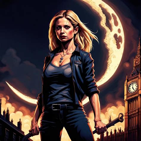 Buffy Vampire Slayer In London Ai Generated Artwork Nightcafe Creator