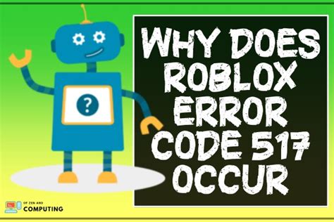 Roblox Error Code 517 100 Working Fix September 2025 Join Error