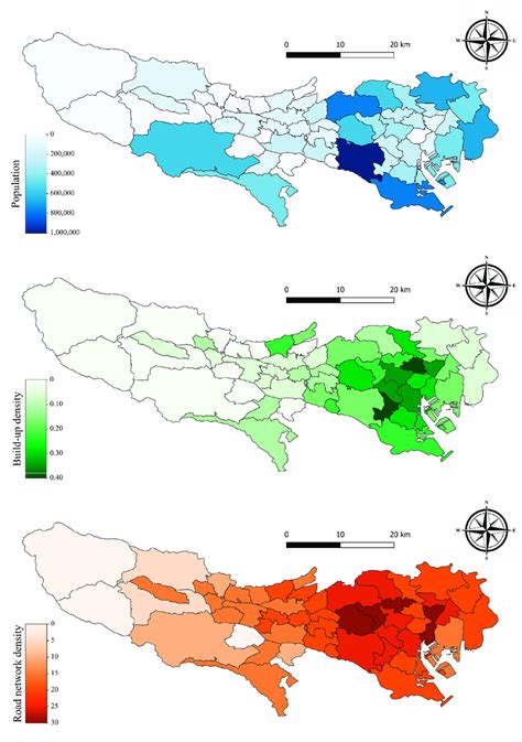 The Spatial Distributions Of Explanatory Variables Download
