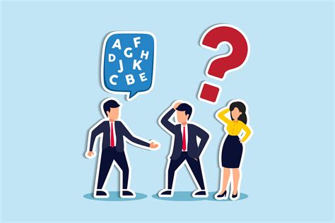 Jargon Communicate With Technical Word Or Hard To Understand Language Complicated Conversation