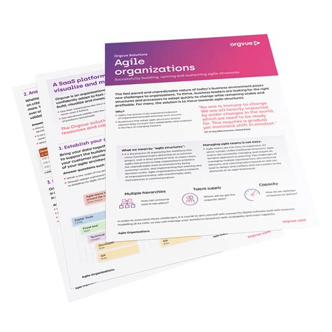 Agile Organizations Solution Brief Orgvue