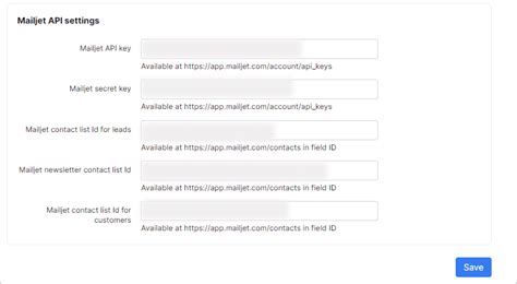 Mailjet Splynx Documentation