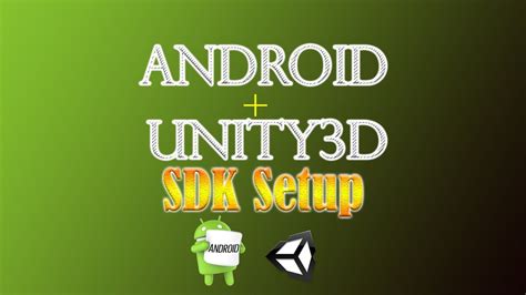 Setup Latest Sdk Using Sdk Tool Unity3d Step By Step 2019 Youtube