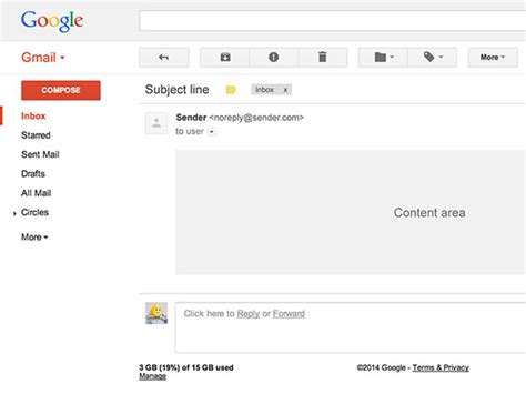 Gmail Ui Psd Template Freebiesbug