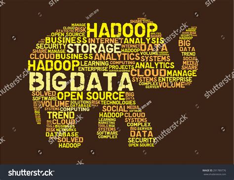 big data hadoop concept stock vector royalty free 291789776 shutterstock