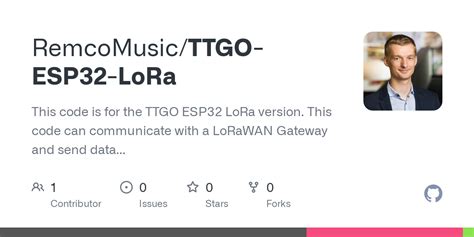 GitHub RemcoMusic TTGO ESP LoRa This Code Is For The TTGO ESP LoRa Version This Code Can