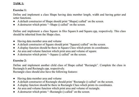 Task 1 Exercise 1 Define And Implement A Class
