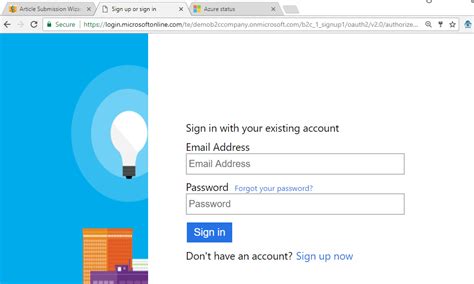 AAD Authentication With Angular2 Using Azure AD B2C And MSAL Library