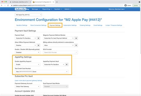 Configure Apple Pay In Your Subscribe Pro Environment Subscribe Pro
