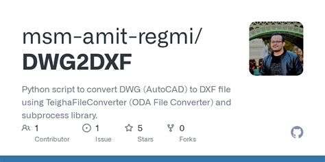 Github Msm Amit Regmidwg2dxf Python Script To Convert Dwg Autocad