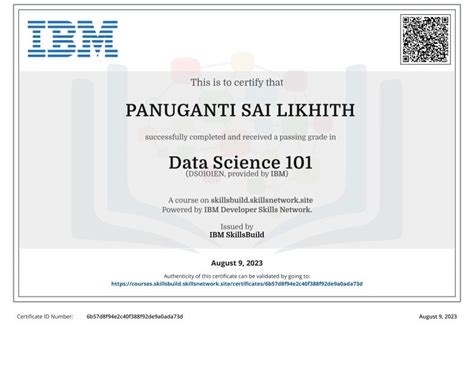 Sai Likhith P On Linkedin Datascience Datascience Ibmskillsbuild