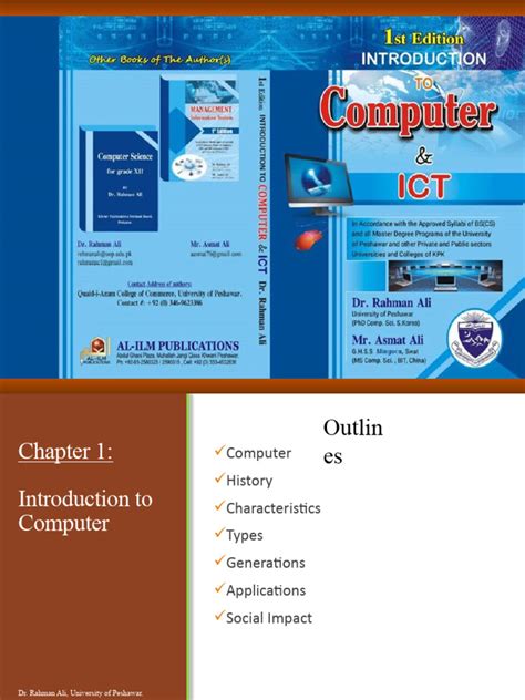 Chapter 1 Introduction To Computer Pdf Personal Computers Integrated Circuit