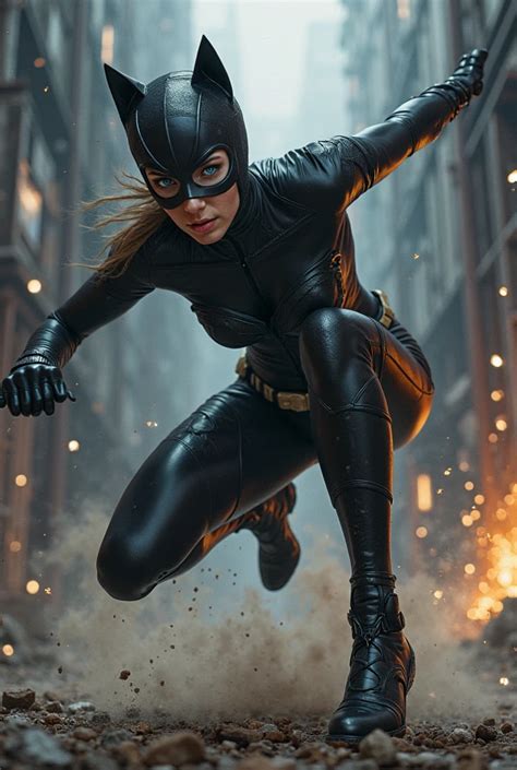 Catwoman In Action 0227 Theme A Hero Landing