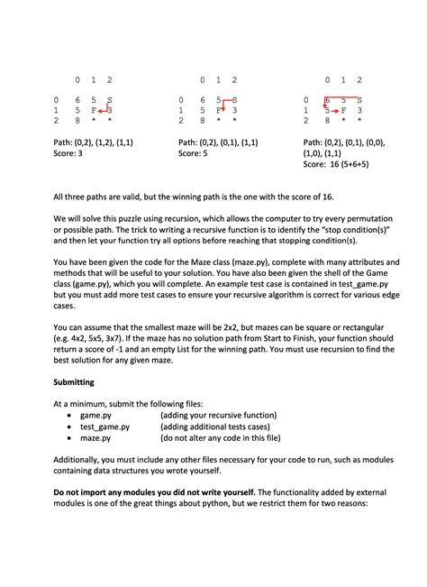 Solved Mod 5 Homework Recursion In This Assignment You