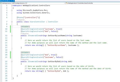 defining asp core controller action constraint to match the correct
