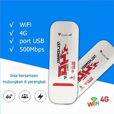 Jual Mifi Modem Wifi 4G Flash 500Mbps Dongle Unlock All Operator Shopee Indonesia
